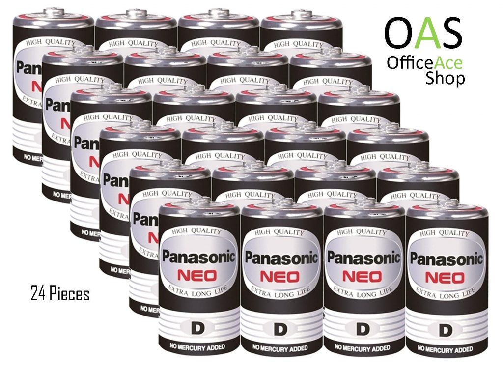 PANASONIC NEO EXTRA HEAVY DUTY #R20NT 1.5V BATTERY Size D ถ่าน แมงกานีส พานาโซนิค นีโอ D กล่องละ ...