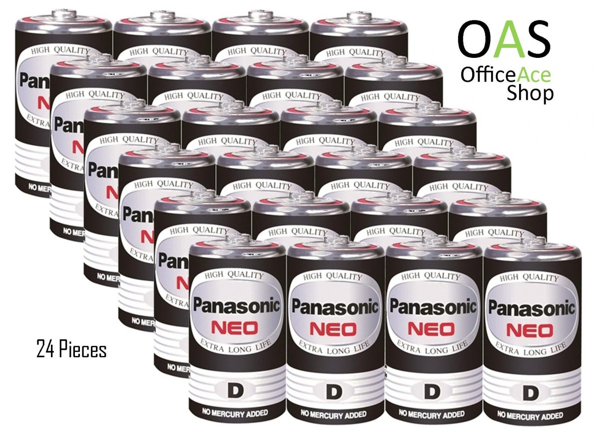 PANASONIC NEO EXTRA HEAVY DUTY #R20NT 1.5V BATTERY Size D ถ่าน แมงกานีส ...