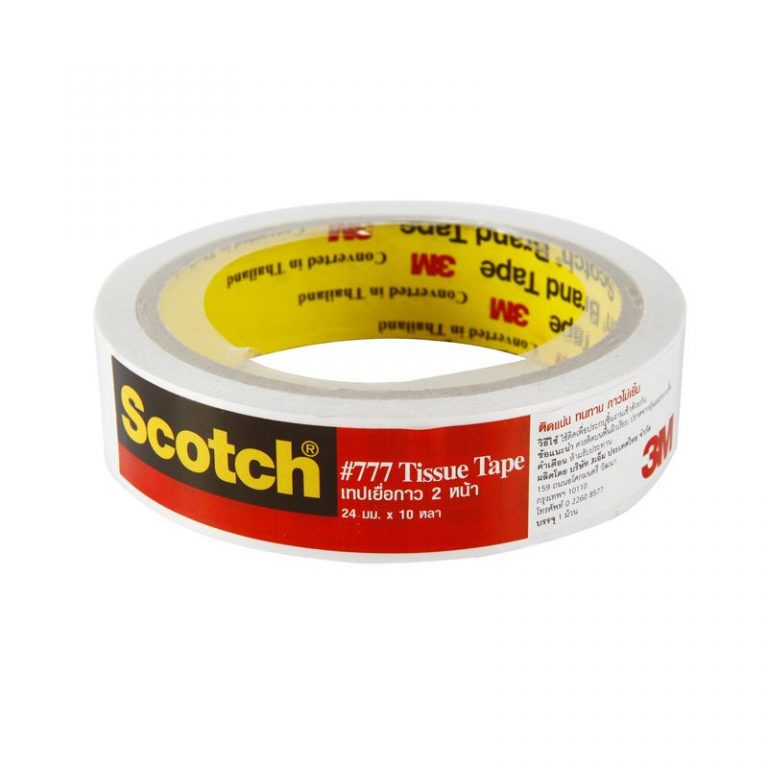 SCOTCH 3M #777 Tissue Tape แกน 3 นิ้ว เทปเยื้อกาว 2 หน้า