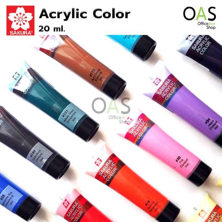 SAKURA Acrylic Colors สีอะคริลิค 20ml