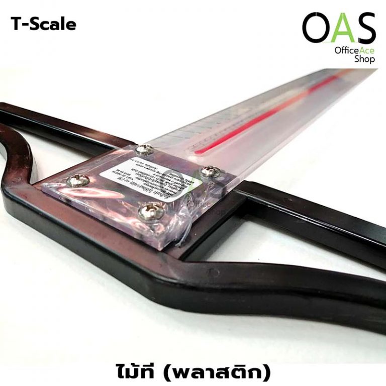 Safety Ruler TAJIMA ไม้บรรทัดเหล็กเซฟตี้ ทาจิม่า 60 cm สีดำ