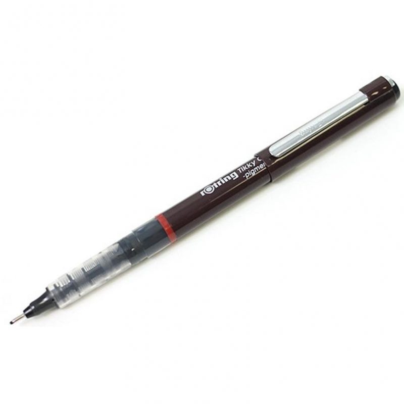 Rotring Tikky Graphic Drawing Pen - Pigment Ink - 0.5 mm - Black Ink ...