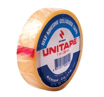 UNITAPE Self Adhesive Cellulose Tape เทปใส เซลลูโลส ยูนิเทป ยาว 36 หลา ...