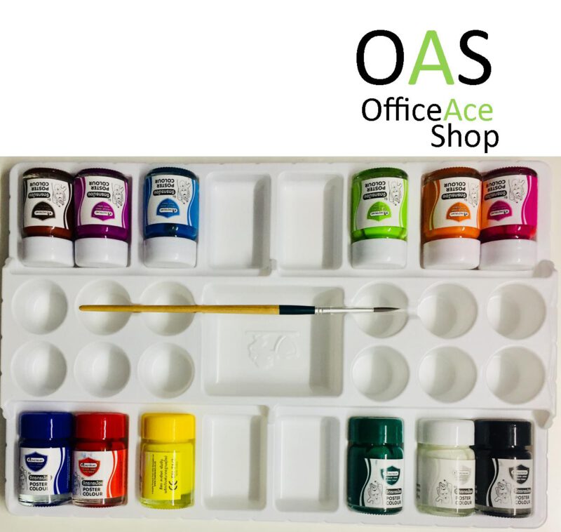 MASTERART 12 Poster Colors มาสเตอร์อาร์ท สีโปสเตอร์ ชุดจิตรกรน้อย 12 สี ...