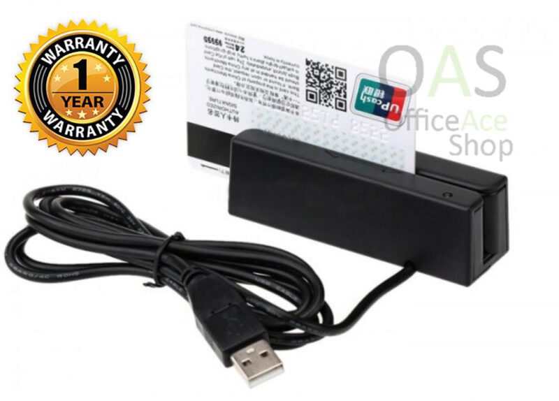 MSR Magnetic Card Reader เครื่องรูดบัตรสมาชิก บัตรเครดิต บัตรแถบ ...
