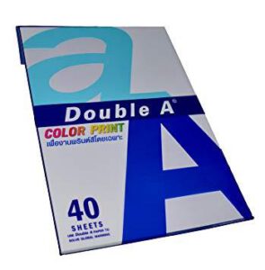 Double A Color Print , Photocopy Paper กระดาษถ่ายเอกสาร 90 แกรม 40 แผ่น ...