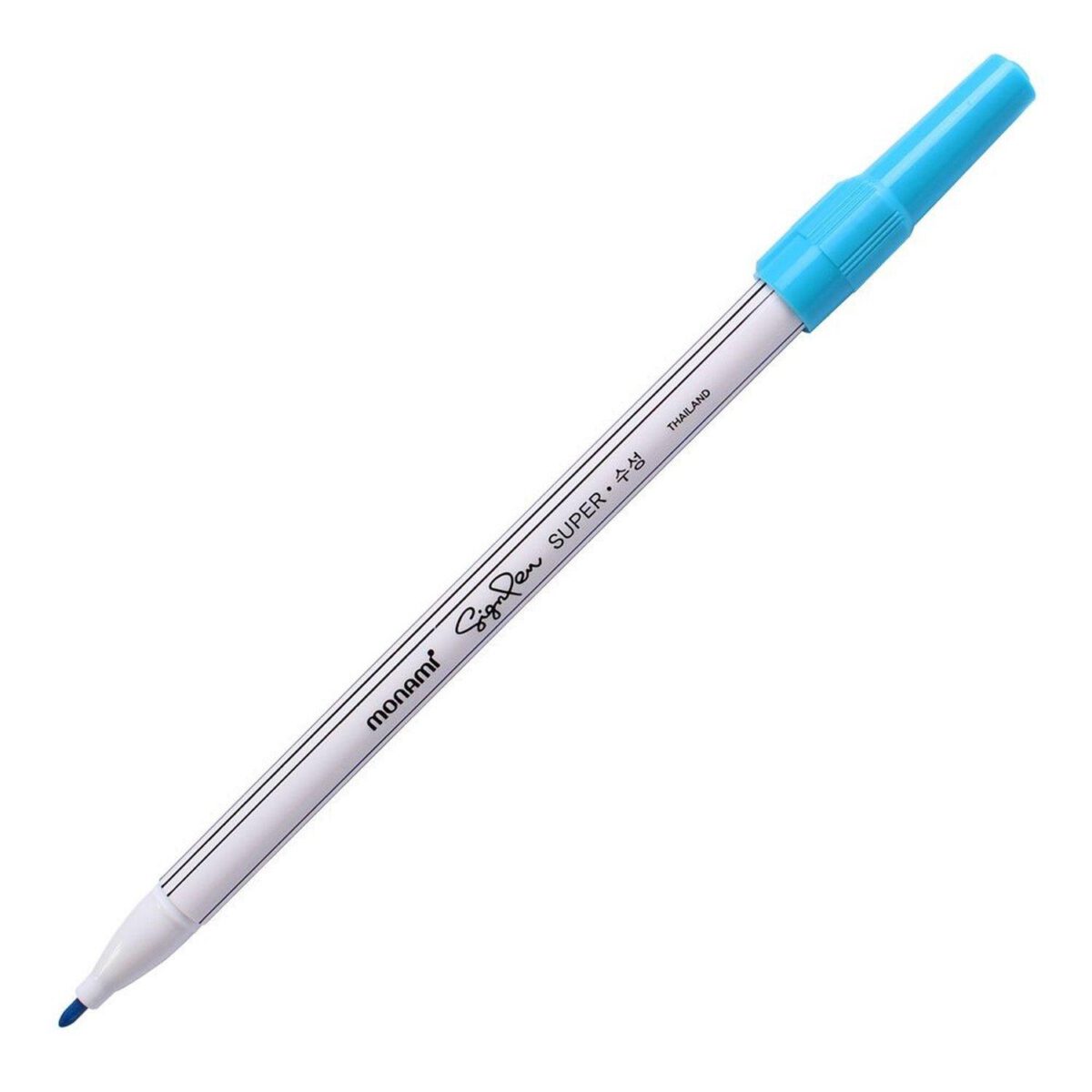 MONAMI Super Sign Pen ปากกาสีน้ำ ซูเปอร์ไซน์เพน ปากกาเมจิก โมนามิ 12 สี