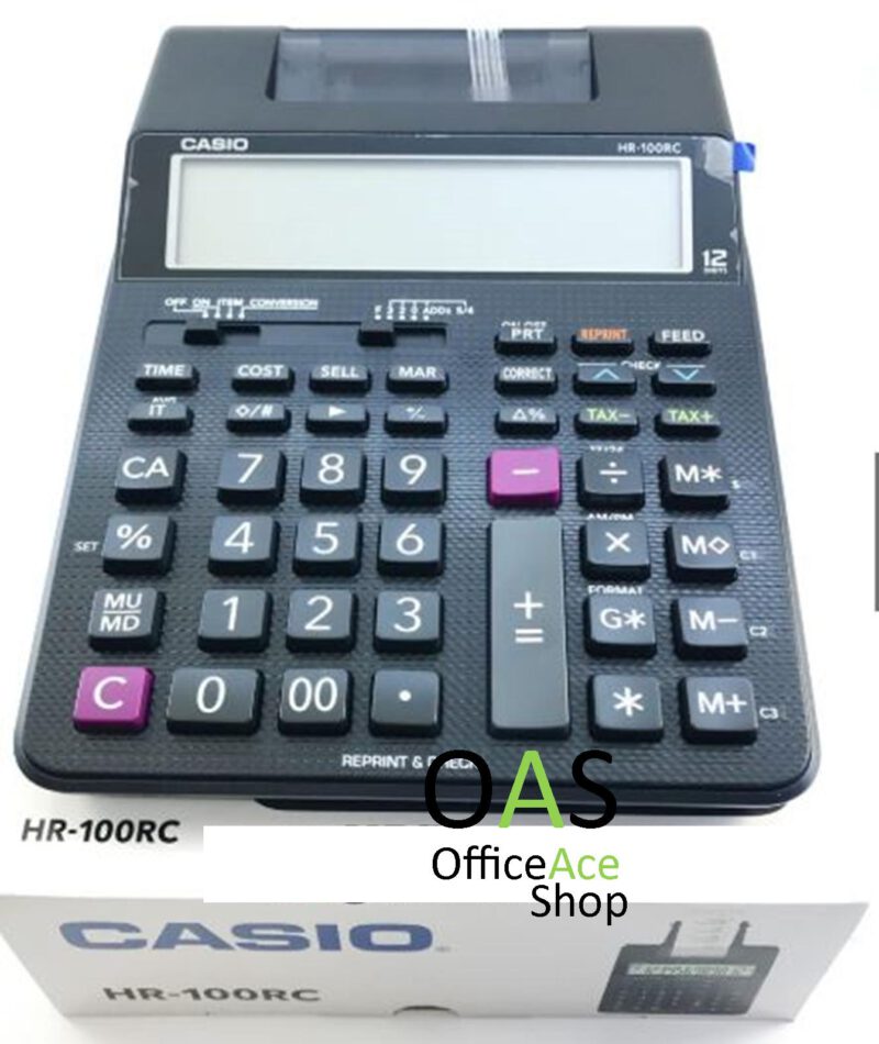 CASIO HR-100RC Printable Calculator เครื่องคิดเลข (ประกันศูนย์ 1 ปี ...