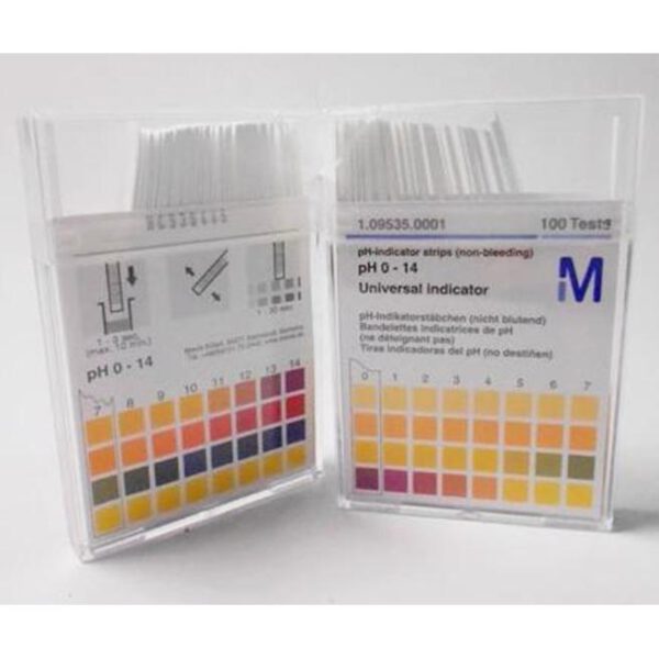 MERCK pH-Indicator strip (non-bleeding) pH 0-14 กระดาษ พี.เอช. 0-14 ...