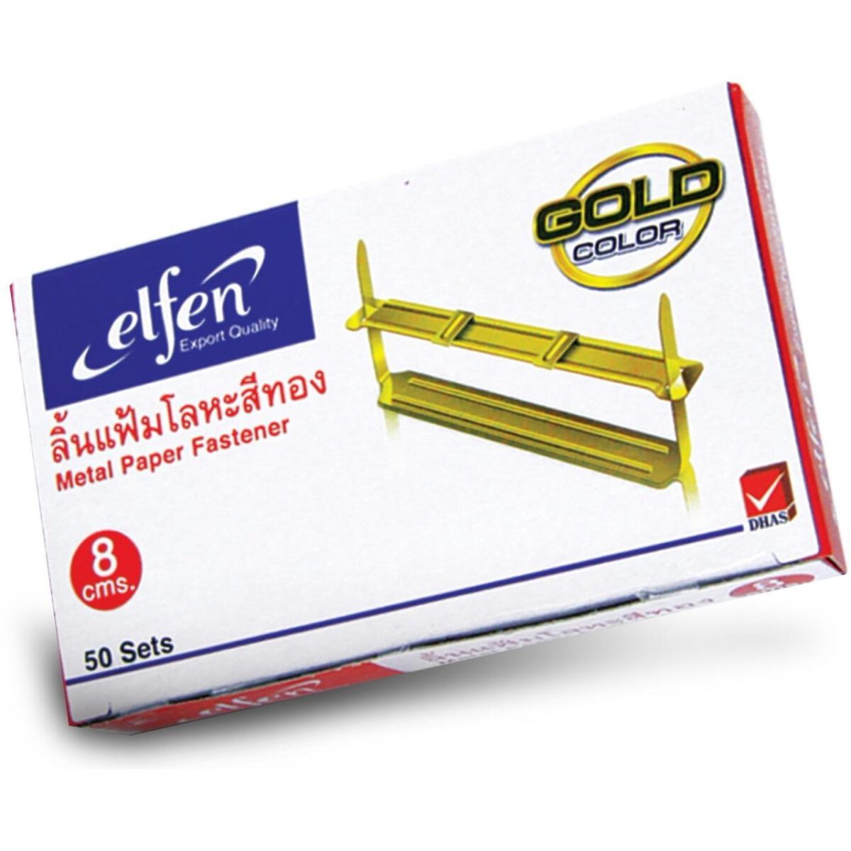 ELFEN Paper Clips ลวดเสียบกระดาษ เบอร์ 1 ขนาด 33 mm แพ็คละ 10 กล่อง