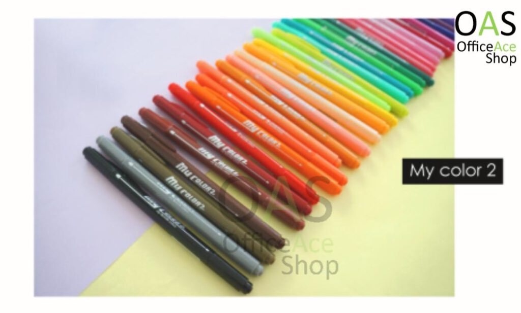 DONG-A My Color 2 ชุดปากกามายคัลเลอร์ 2 ปลีก 1 ด้าม