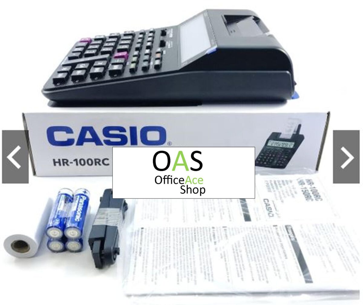 CASIO HR-100RC Printable Calculator เครื่องคิดเลข (ประกันศูนย์ 1 ปี ...