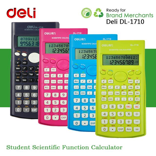 Deli Scientific Calculator เครื่องคิดเลขวิทยาศาสตร์ #1710 (รับประกัน 3 ปี)