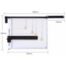 Deli Paper Cutter เครื่องตัดกระดาษ #8014 ขนาด 12 x10 นิ้ว (300x250mm)