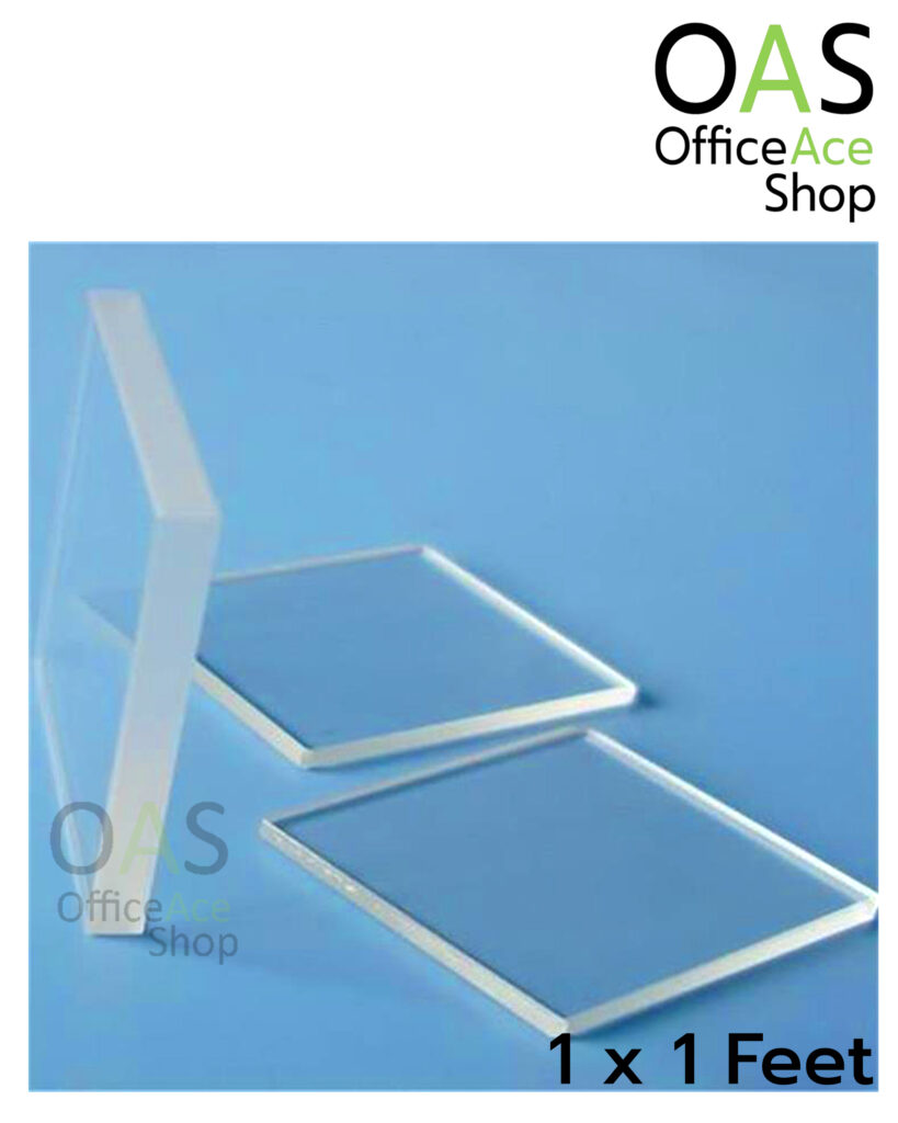 แผ่นอะคริลิค โปร่งแสง PLANGO Acrylic Sheet Translucent แบบบาง ขนาด 1x1 ฟุต - OfficeAce