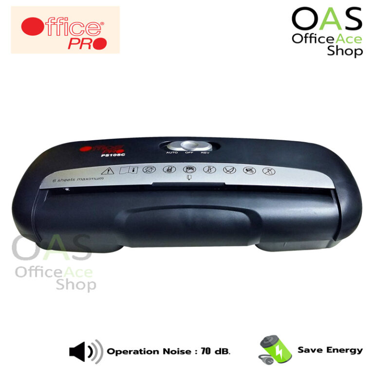 Paper Shredder OFFICE PRO เครื่องทำลายเอกสาร ออฟฟิศโปร #PS10SC - OfficeAce
