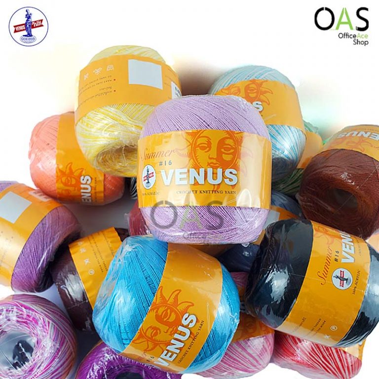 Crochet & Knitting Yarn Summer VENUS ไหมพรม โครเชต์ วีนัส 100 กรัม