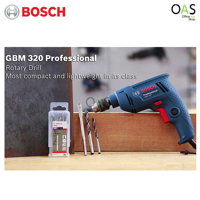Electric Drill BOSCH GBM 320 สว่านไฟฟ้า บ๊อช #06011A45K0