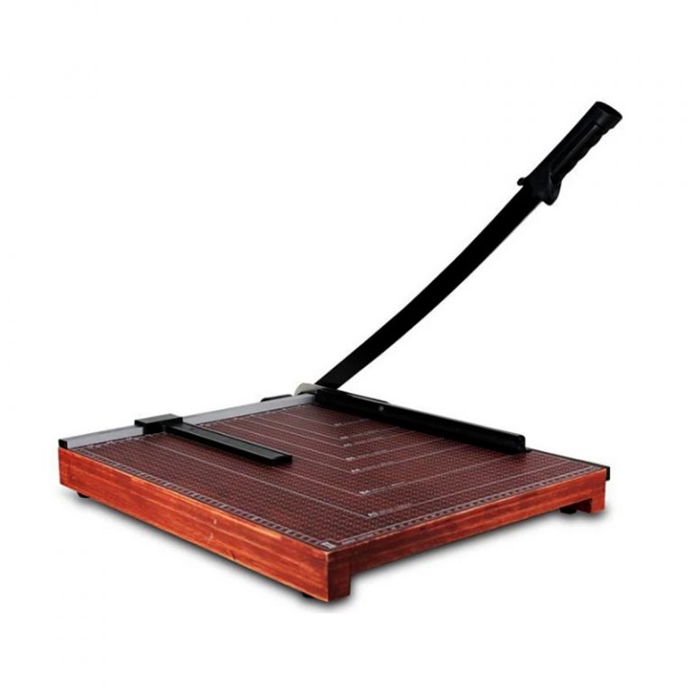 DELI Paper Cutter เครื่องตัดกระดาษไม้ 18x15 นิ้ว (460x380 มม.)#8002 ...