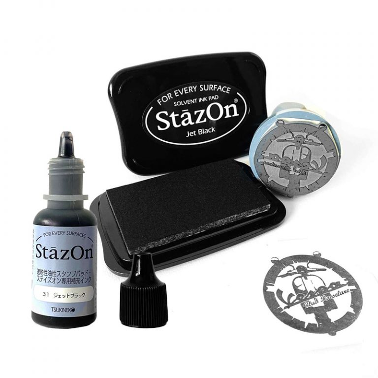 TSUKINEKO STAZON Solvent Stamp Pad & Ink Refill แท่นประทับ & หมึกเติม ...