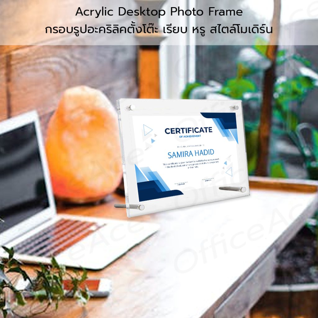 Acrylic Desktop Photo Frame กรอบรูปอะคริลิคใส ตั้งโต๊ะ กรอบรูป สำหรับ ...